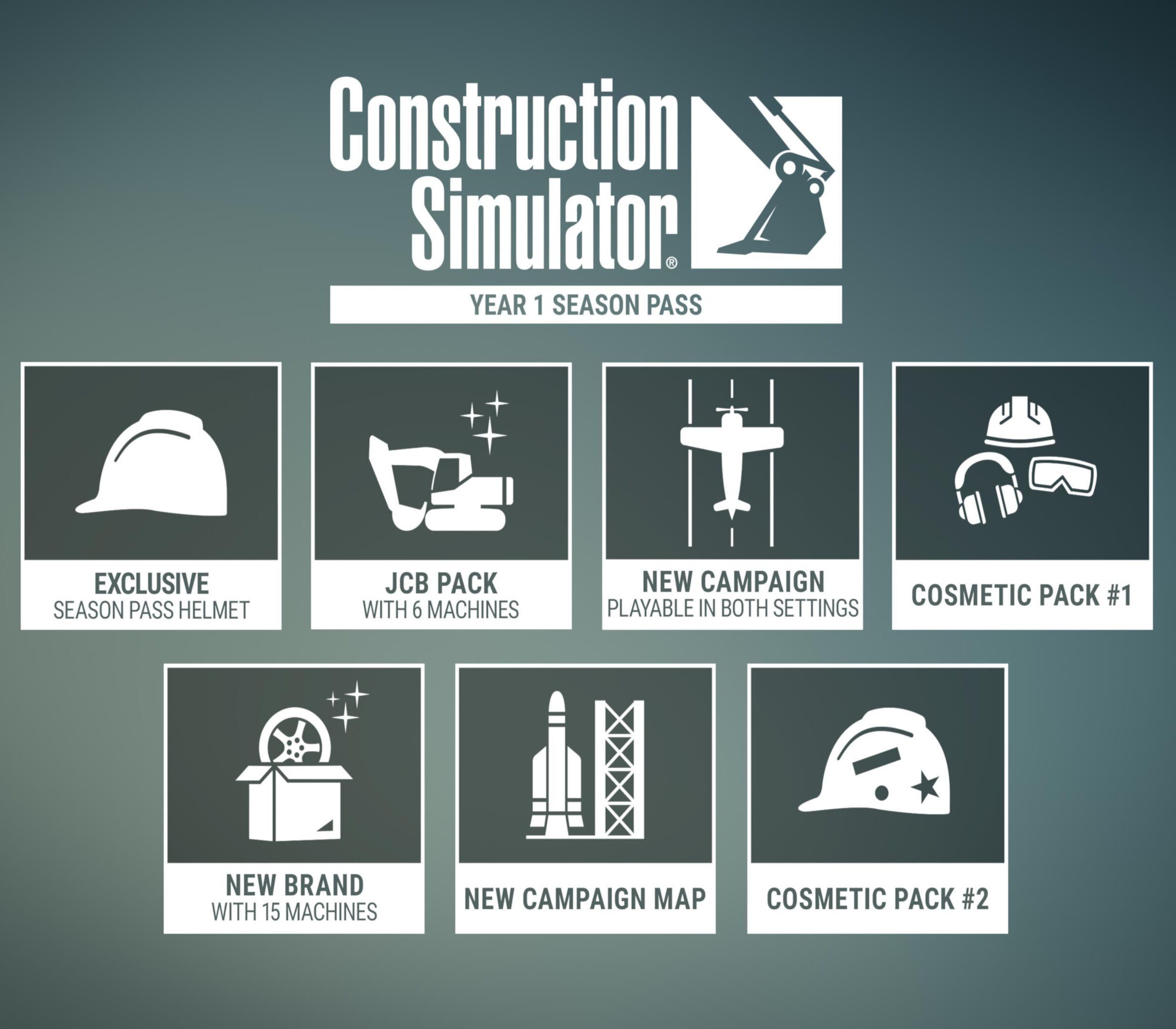 اشتر Construction Simulator - Year 1 Season Pass DLC PC Steam CD Key ...